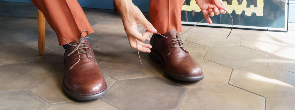 Scarpe Stringate In Pelle - La Marchigiana